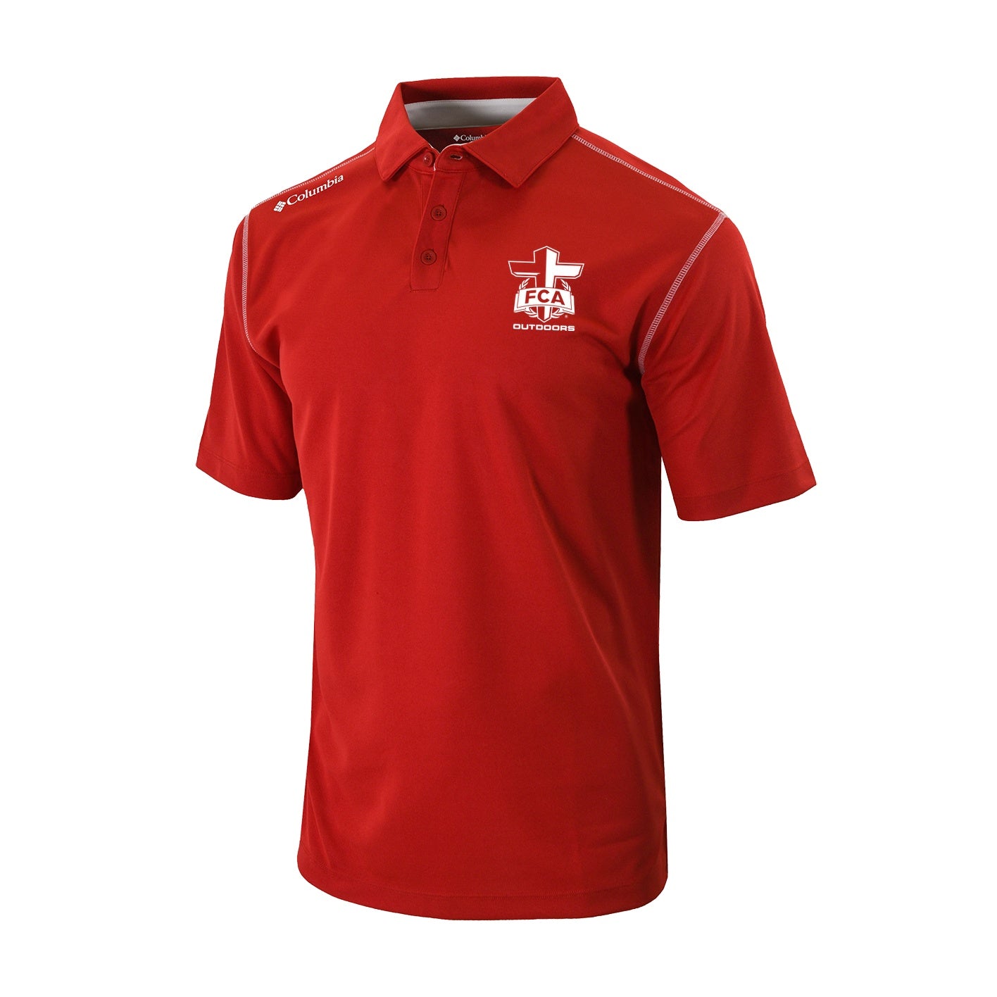 Men's Omni-Wick Shotgun Polo - Intense Red